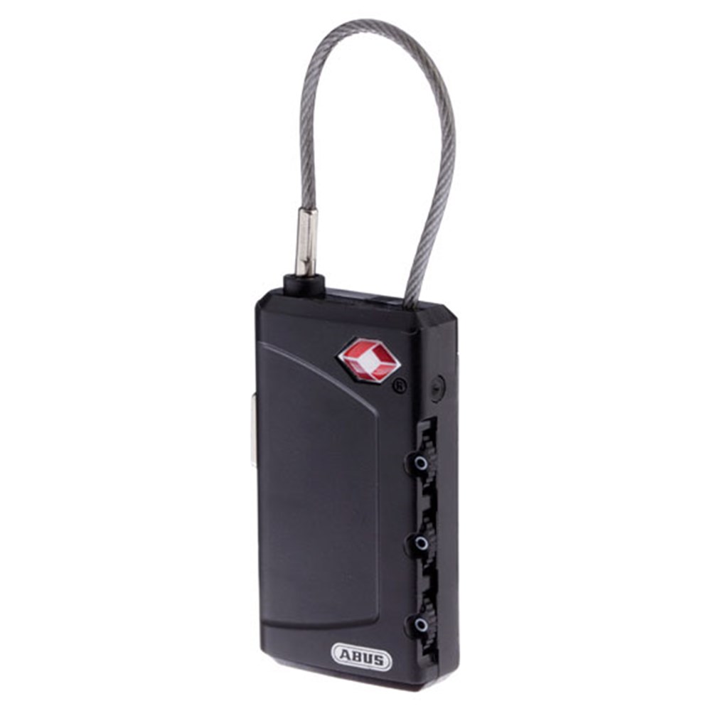 ABUS P/LOCK 148TSA/30 DP with FLEXIBLE STEEL CABLE | TSA Combination ...