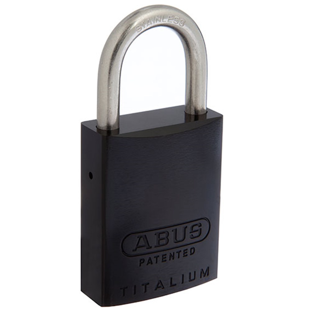 ABUS P/LOCK 83ALIB/40 BLK KD with 25MM SS SHACKLE | ABUS 83 Series Aluminium Padlocks - LSC ...
