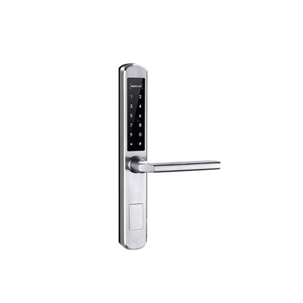ELECTRONIC NARROW BODY LEVER SILVER NO MORTICE LOCK - LSC | Complete ...